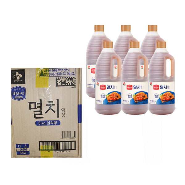 CJ Foods 하선 멸치 액젓 3kg x 6 – ajufood