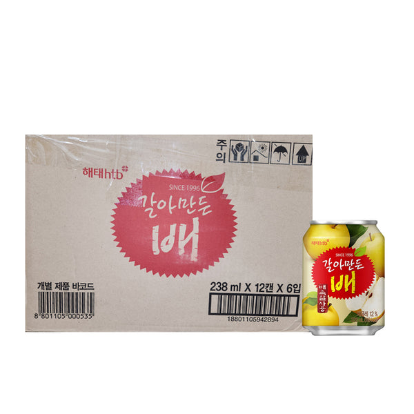 해태htb 갈아만든 배 238ml x 12캔 x 6입 – ajufood