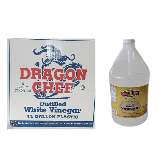 Dragon Chef Distilled White Vinegar 4/1 Gal – ajufood