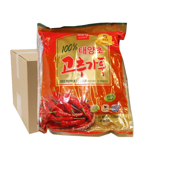 6*5lb Wang)Red Fine Pepper Powder -왕) 고운(고추장용) 고추가루 – ajufood